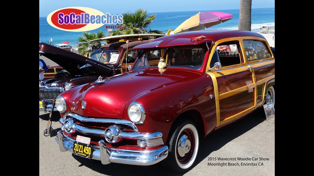 Surf Woodys at the Beach 2015 Wavecrest Car Show - YouTube