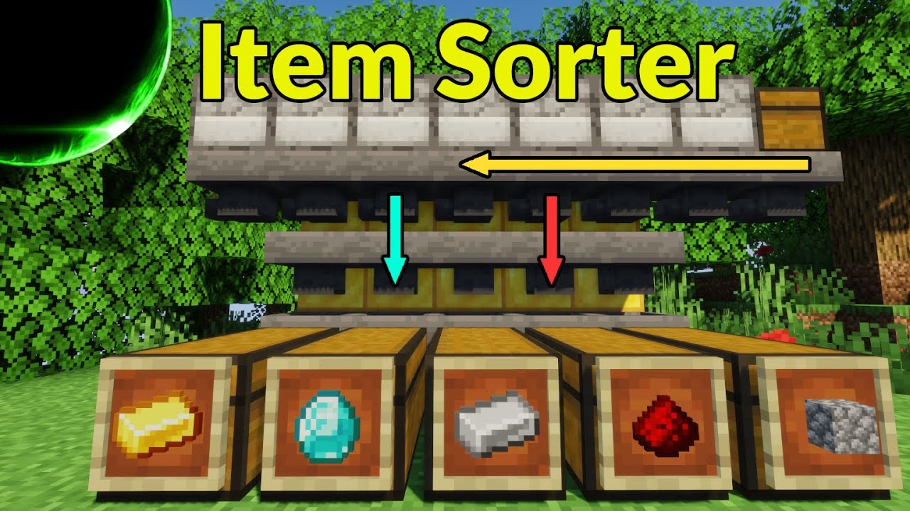 How to Make an Item Sorter (Java and Bedrock Editions) | Minecraft ...