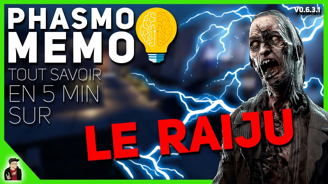 Tout savoir en 5 Min sur le Raiju | Phasmo Memo - Phasmophobia FR - YouTube