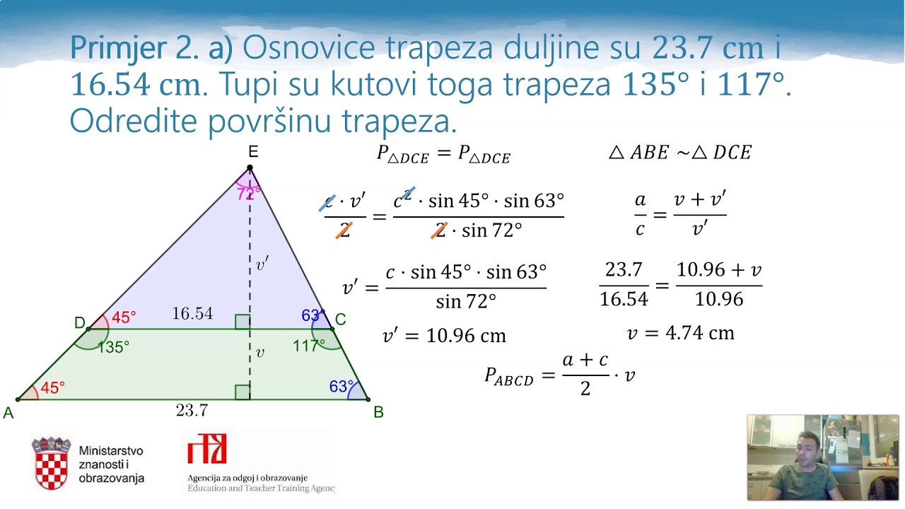 Matematika 2.r SŠ - Primjene trigonometrije u planimetriji, 2. dio ...