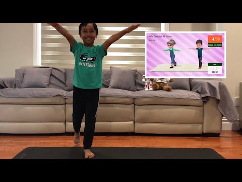 1 min Exercise For Kids Home-workout (Let’s do 30 Lateral arm circles ...