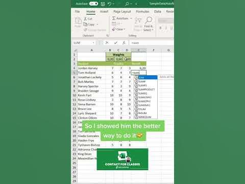 SUMPRODUCT Formula in Excel - Master Excel's Sumproduct Function #shorts #exceltips #exceltricks ...