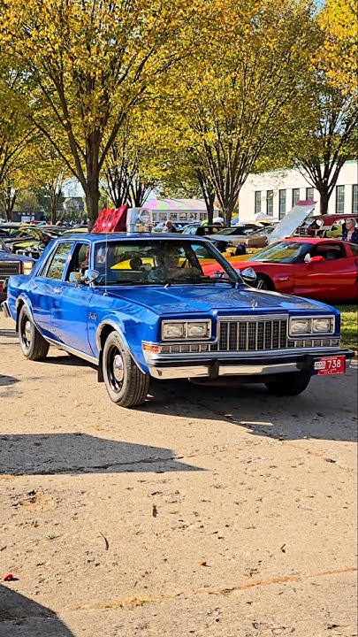1984 Plymouth Gran Fury Classic Patrol Car Drive By Engine Sound Packard Proving Grounds Fall ...