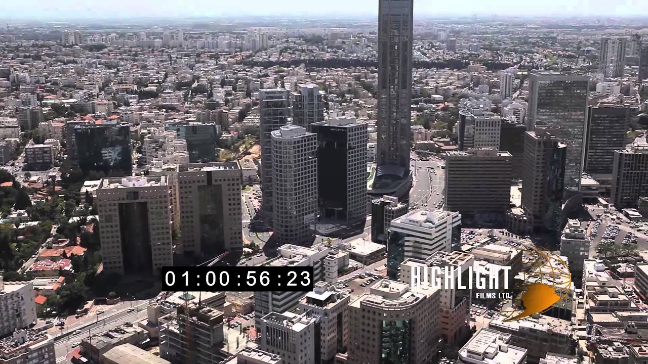 HD Aerial footage of israel: Tel Aviv Urban view 1080/25p - YouTube