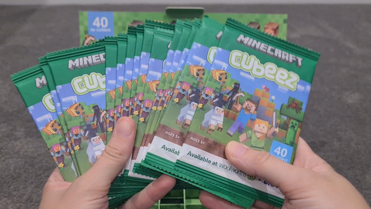 Minecraft Cubeez Collection Challenge! Can I Get All 40?! Ep.2 - YouTube
