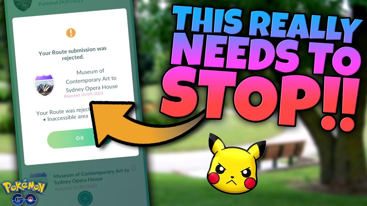 THIS NEEDS TO STOP!! Trolls Are Removing Pokémon GO Routes and Gyms ...