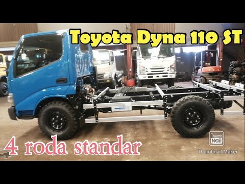 Toyota Dyna 110 ST standar mau di modifikasi 4X4 - YouTube
