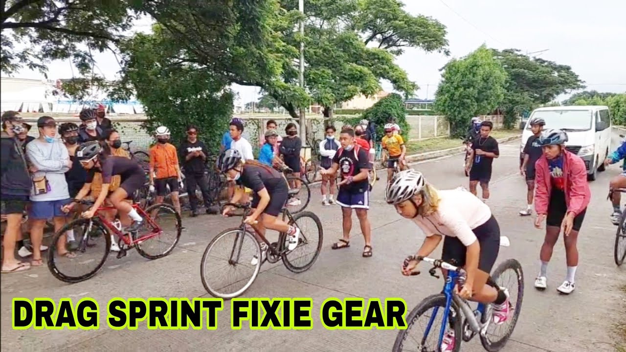 DRAG SPRINT FIXIE GEAR PINAKAMABILIS NA MGA FIXIE ANG NAGLABAN - YouTube