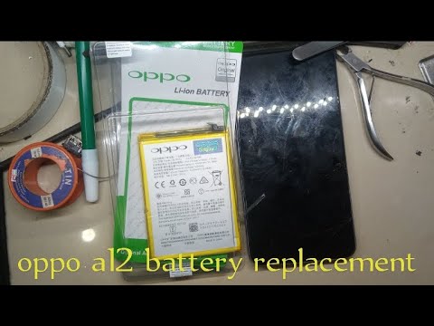 oppo a12 battery replacement / ganti batre oppo a12 - YouTube
