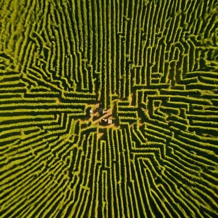 Cool Corn Field maze - YouTube