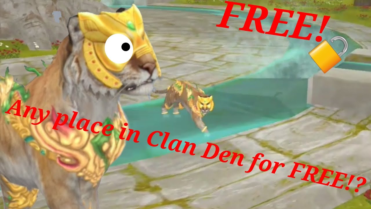 How to go anywhere in clan den WITHOUT UNLOCKING!! (Wildcraft glitch ...