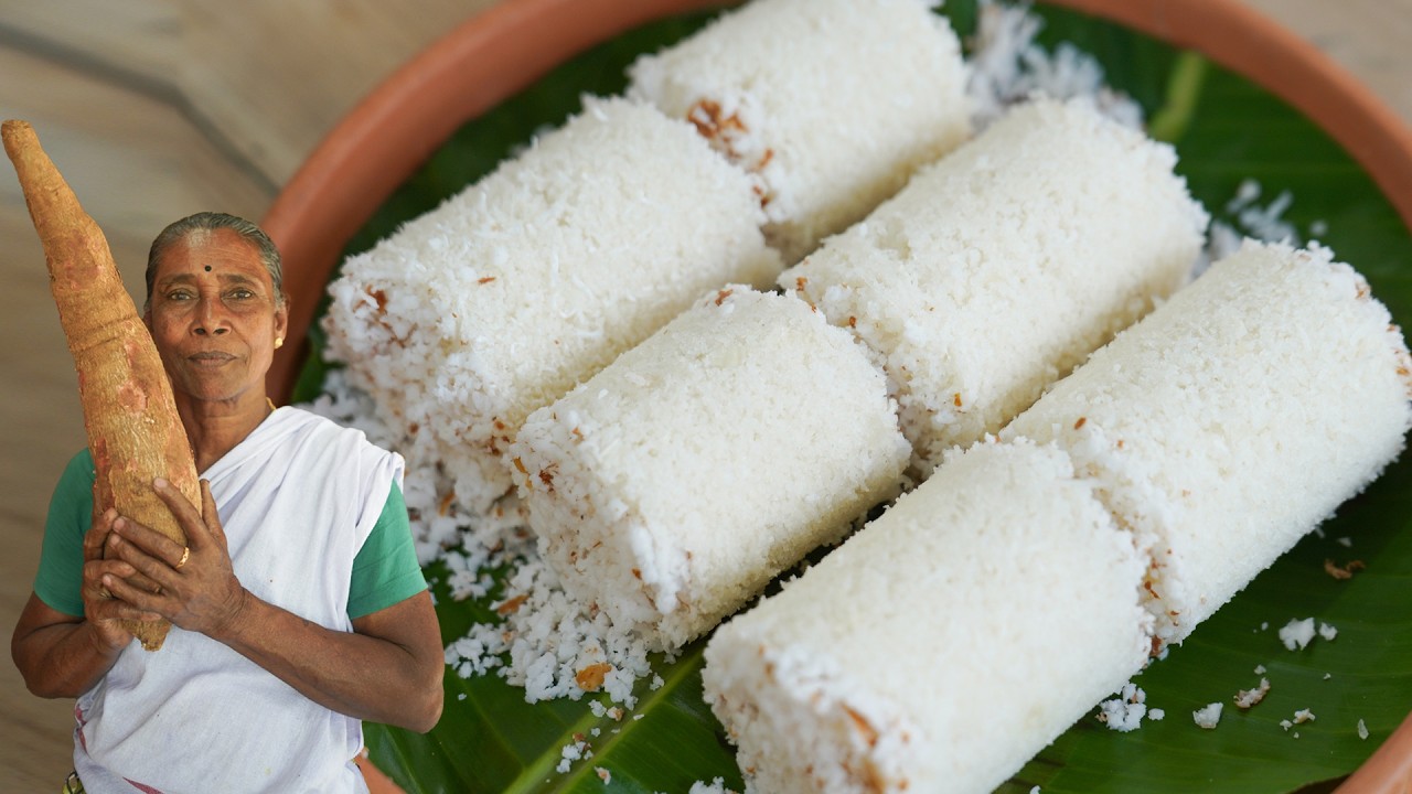 Traditional Style Kappa Puttu - Tapioca Puttu | Southindian Breakfast ...