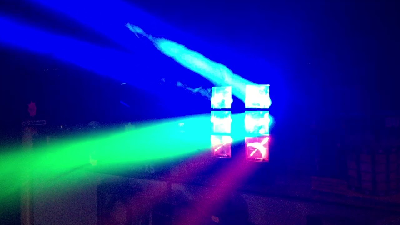 Efecto led Mini Spider Led-8mini ibiza light - YouTube