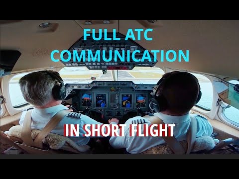ATC & Pilot Communication on a Short Flight. Burbank to San Francisco ...
