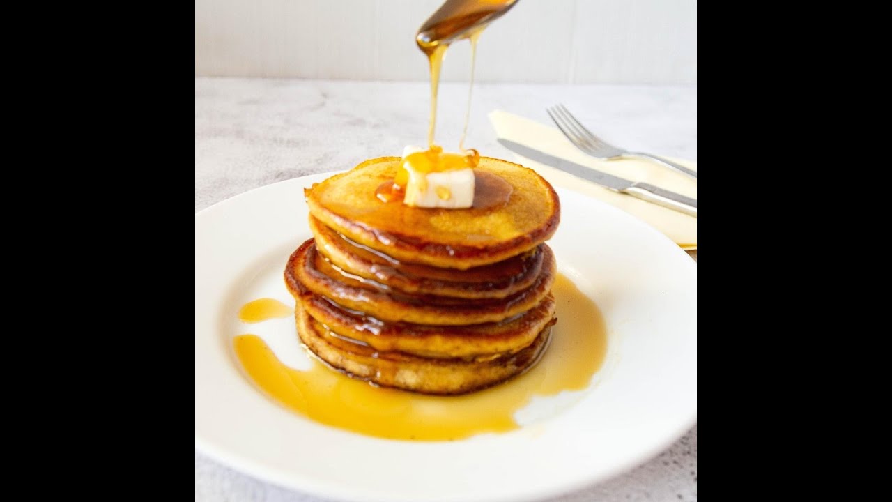 Pumpkin Pancakes - Buttermilk Pancakes with Pumpkin Puree - YouTube