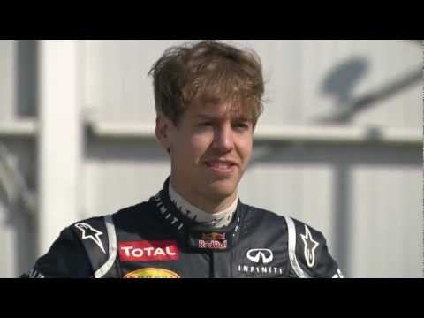Red Bull Racing 2012 - Filming Day: Sebastian Vettel general shots