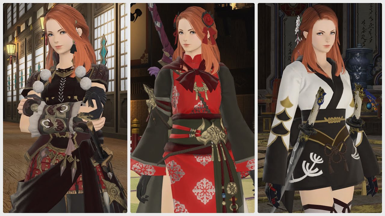 Be Stylish! FFXIV Glamour Showcase #5 [Dark Knight, Ninja & Samurai ...