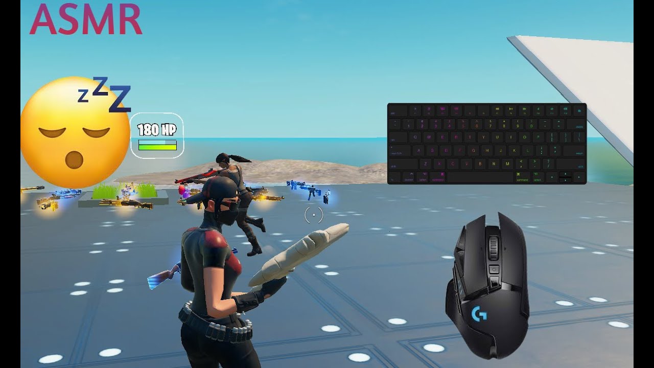 😴 Sleepy 1v1 ASMR Build Fights🏆 (Satisfying Keyboard Sounds) #fortnite ...