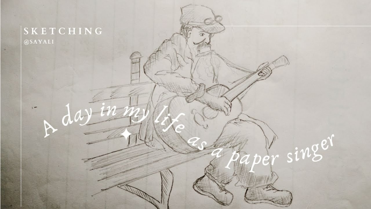 Sketching on Paper: Step-by-Step Art Tutorial | The art August - YouTube