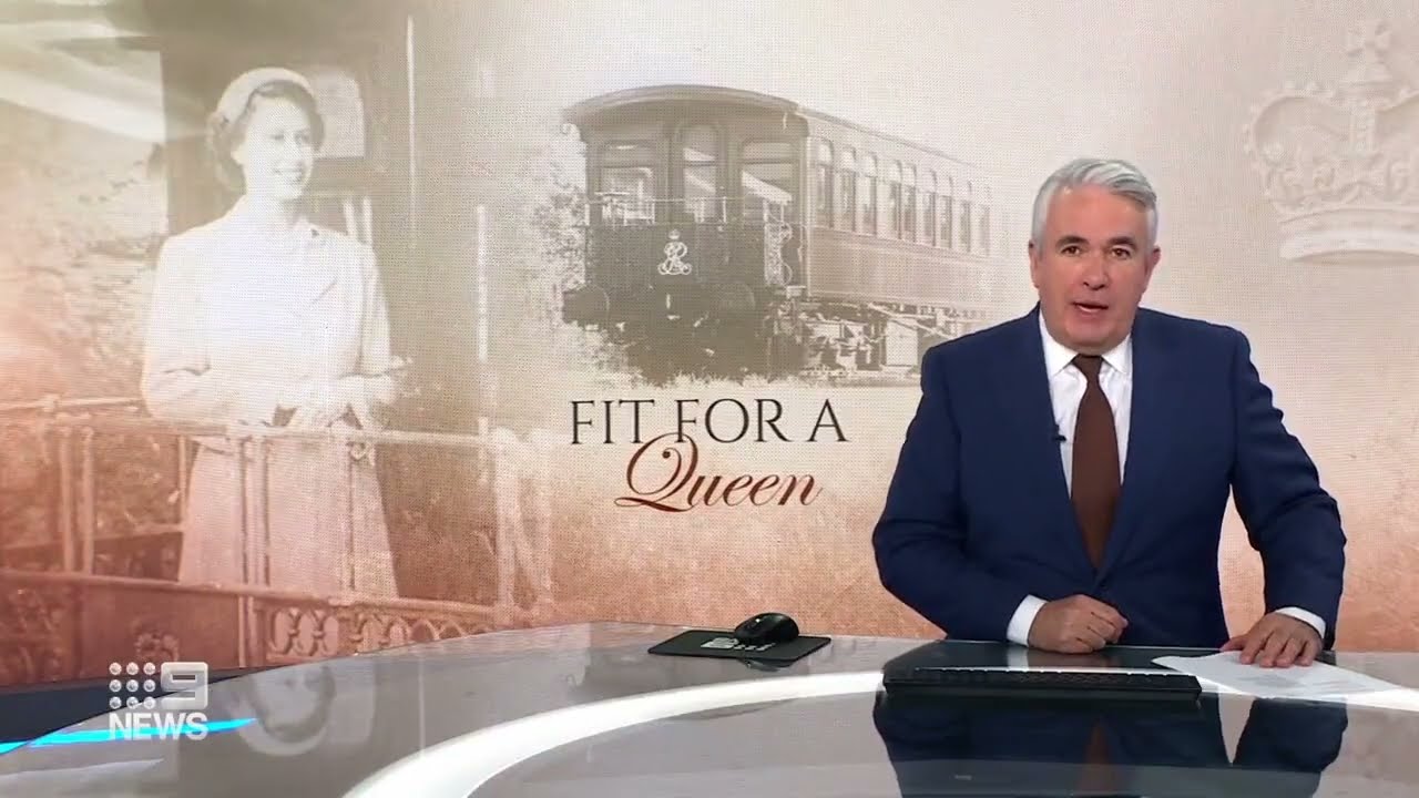 A look at the Governor General's carriage from the 1954 Royal Tour ...