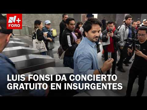 Luis Fonsi se sube al Metro de CDMX y sorprende a fans mexicanos