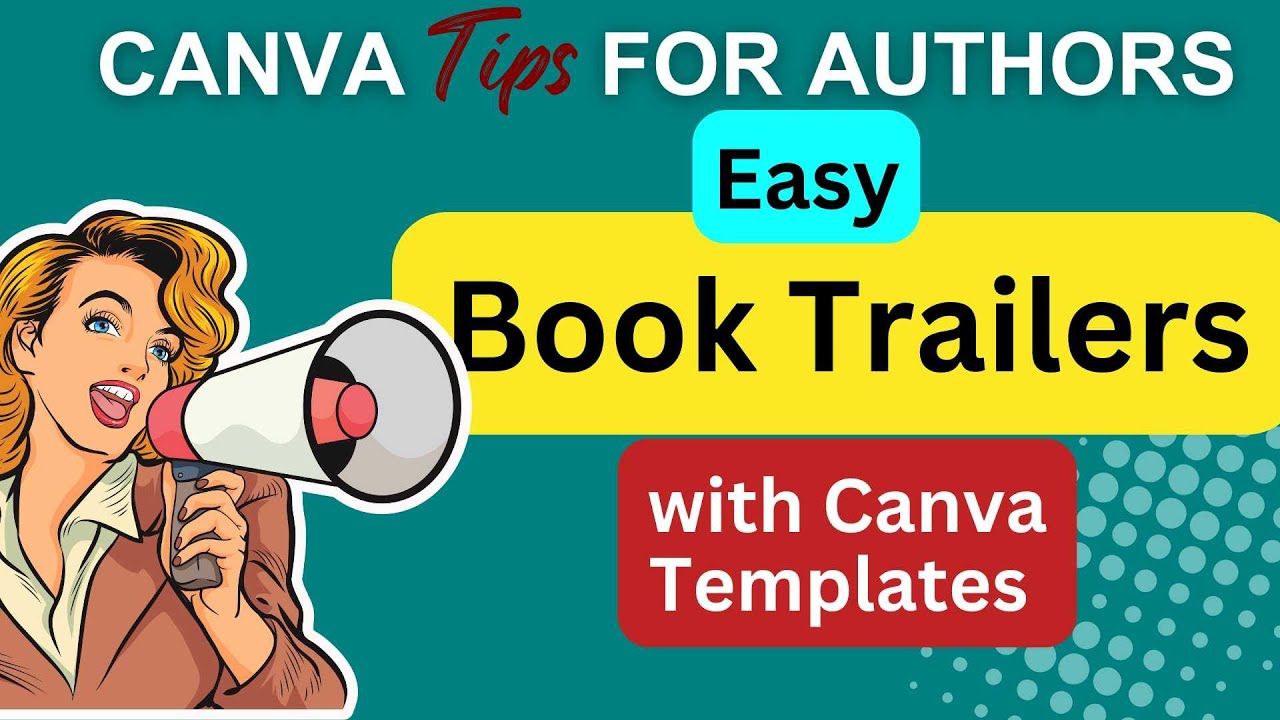 Make a book trailer or 'coming soon' tease in Canva using Canva's movie ...