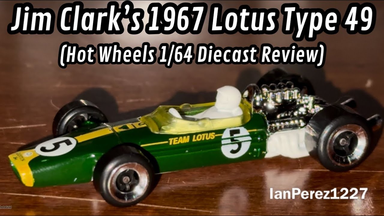 Jim Clark’s 1967 Lotus Type 49 (Hot Wheels 1/64 Diecast Review) - YouTube