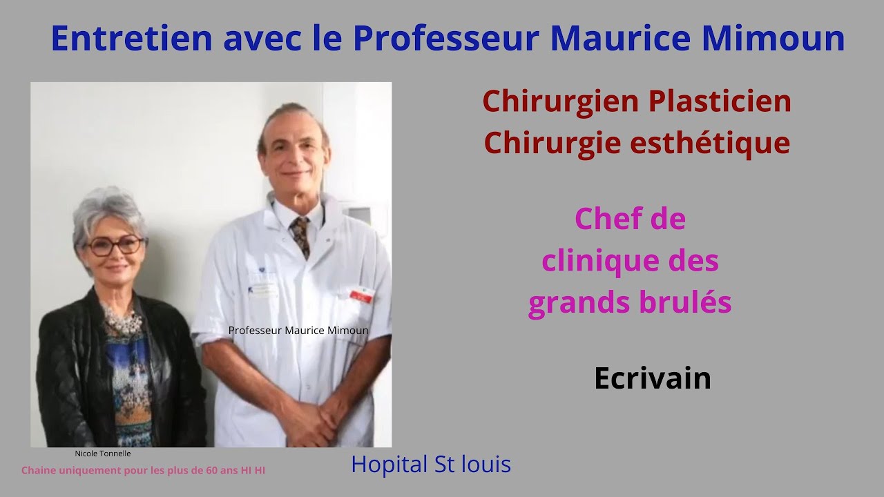 Chirurgie réparatrice, chirurgie esthétique : entretien avec le ...