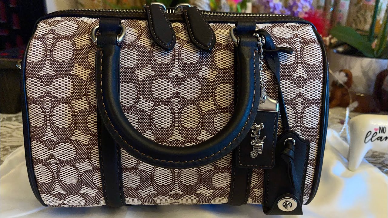 Coach Ruby satchel 25 jacquard leather comparison savings codes below ...