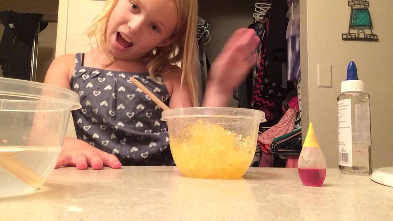 Making Fish bowl slime - YouTube