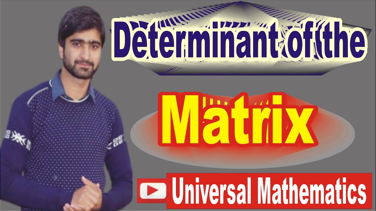Determinants Of The Matrix Difference Between Matrix And Determinants