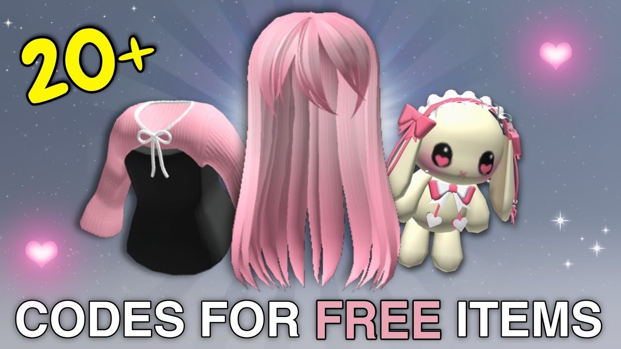 NEW CODES FOR FREE ITEMS ON ROBLOX - YouTube