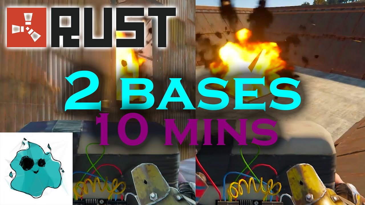 Raiding 2 Bases in 10 Minutes #Rust PVE - YouTube