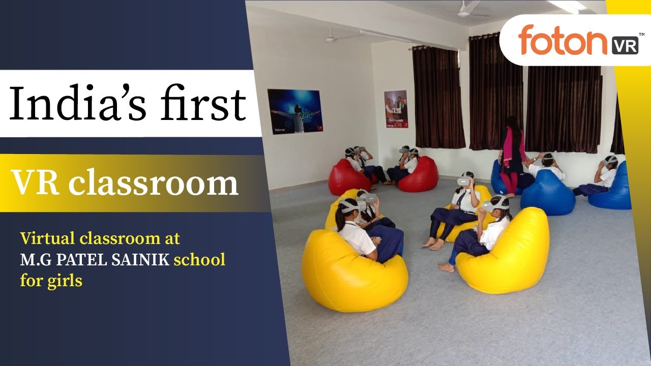 First Virtual Reality Classroom for the school education in india - YouTube