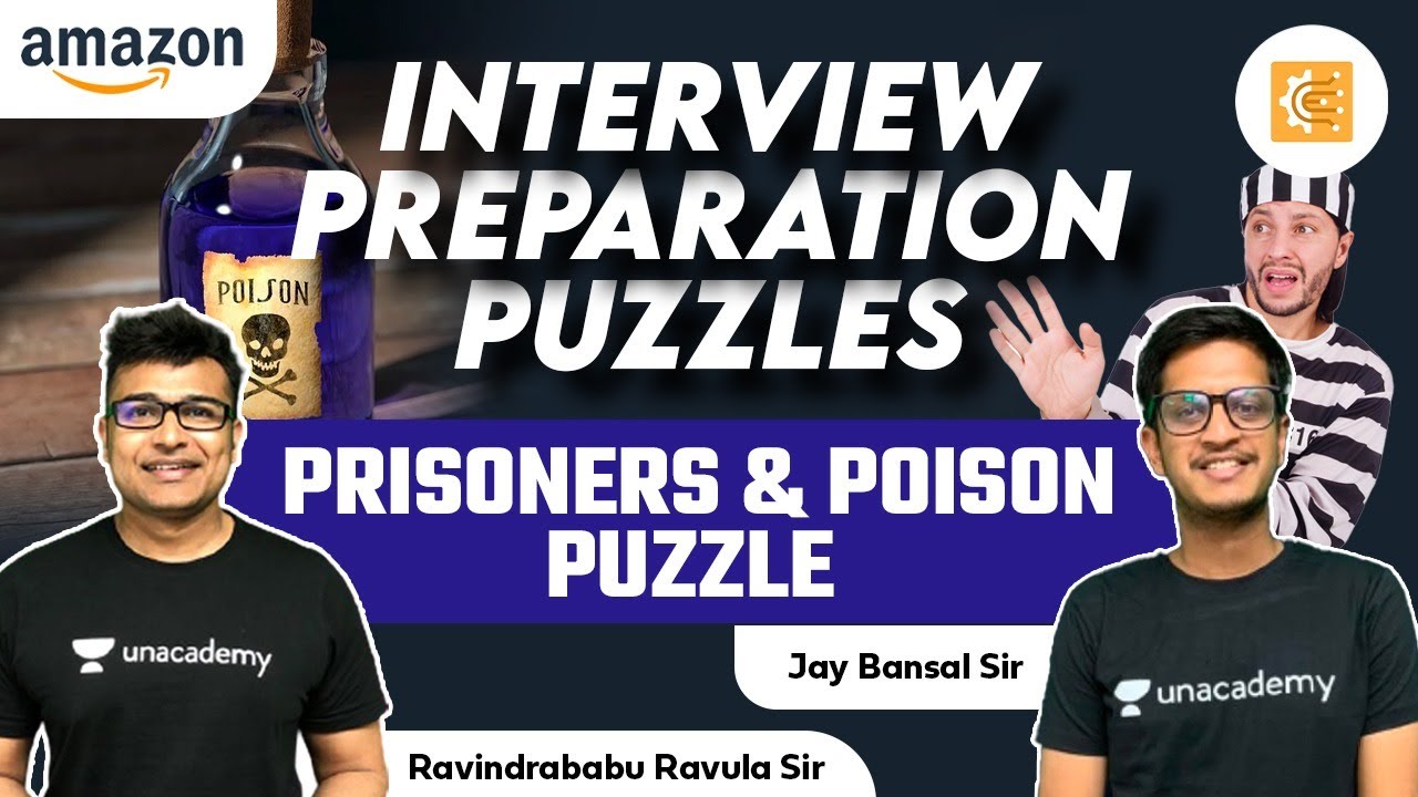 Prisoners and Poison Puzzle | Amazon | Interview Preparation Puzzles ...