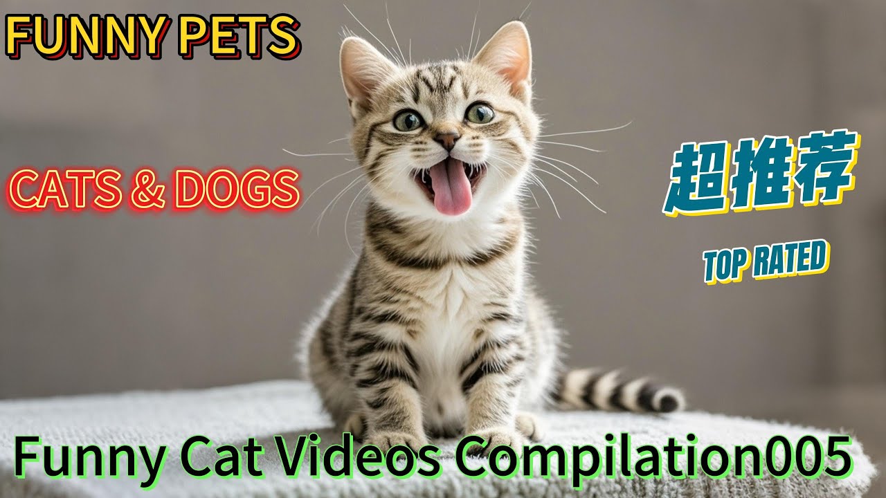 Funny Cat Videos Compilation，Funniest Cat Video in The World,Try Not To ...