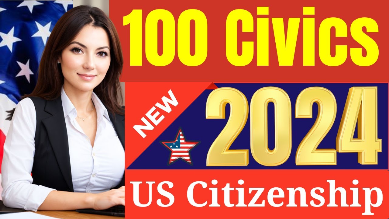 US Citizenship Test 2024 Questions and Answers |100 Civics History ...