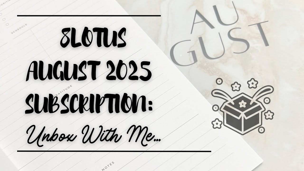 Unboxing the August 2025 - 8Lotus Classic Subscription Box: Plotting My Life in Neutrals - YouTube