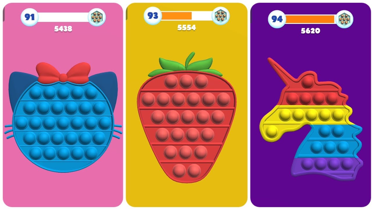 Pop It Mobile Game | ASMR | Relax and Chill - YouTube
