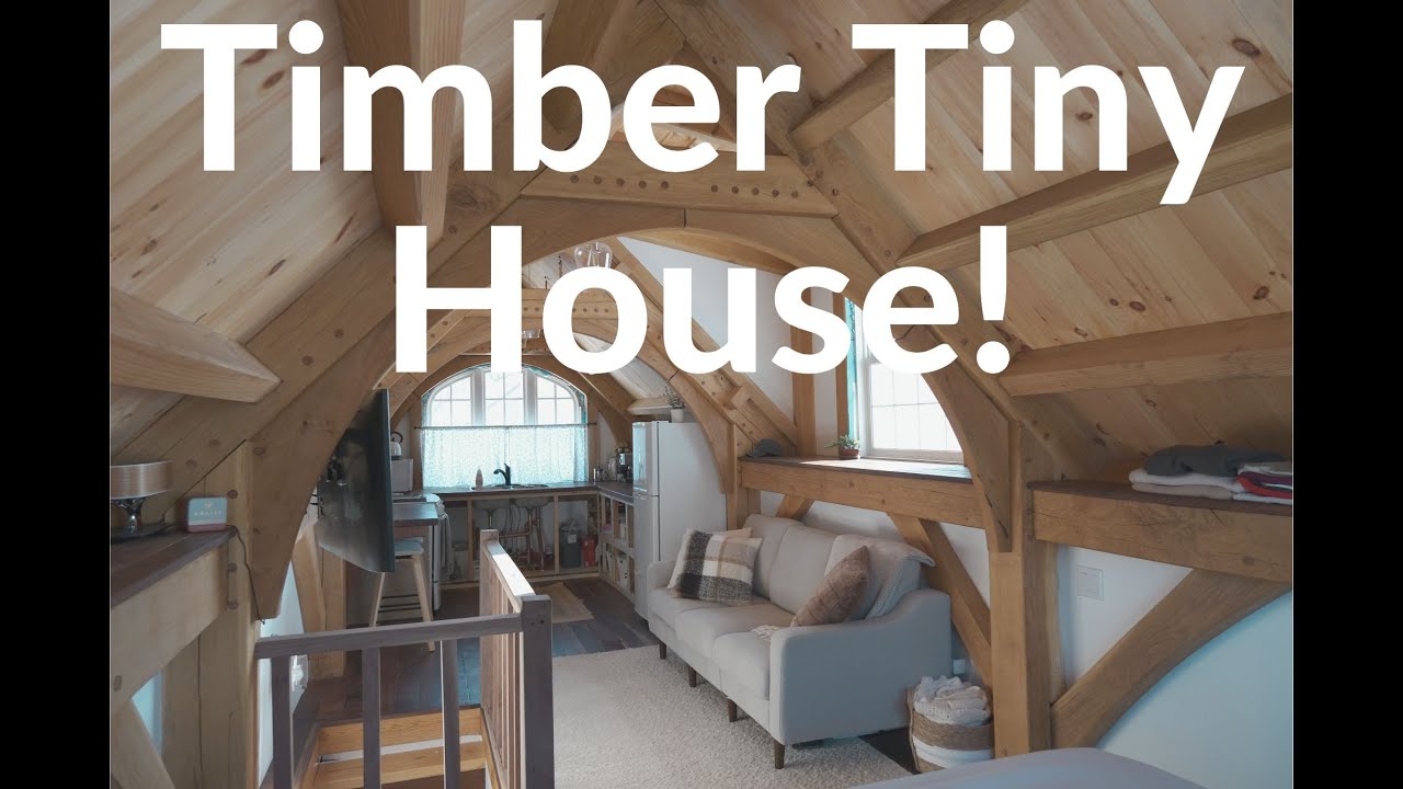 Timber Frame Tiny House - Second Floor Tour - YouTube