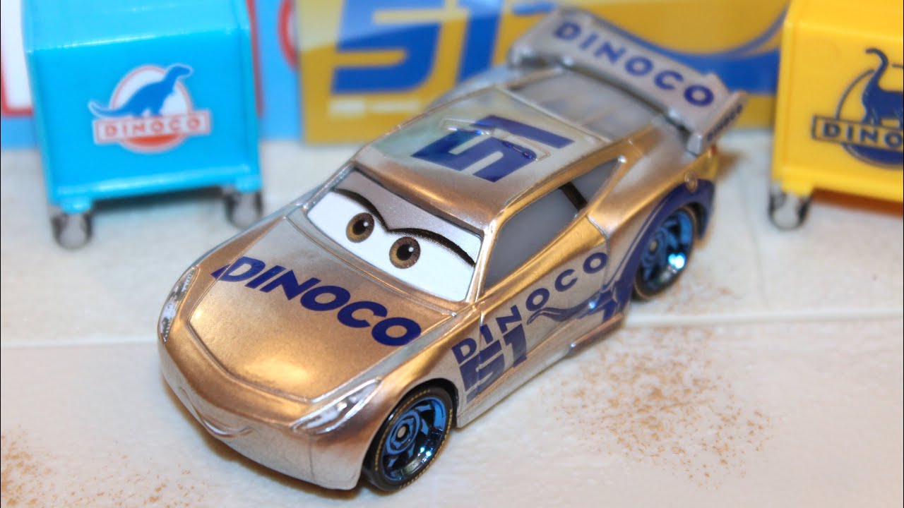 Mattel Disney Cars 3 Silver Dinoco Cruz Ramirez (Next-Gen Dinoco Piston ...