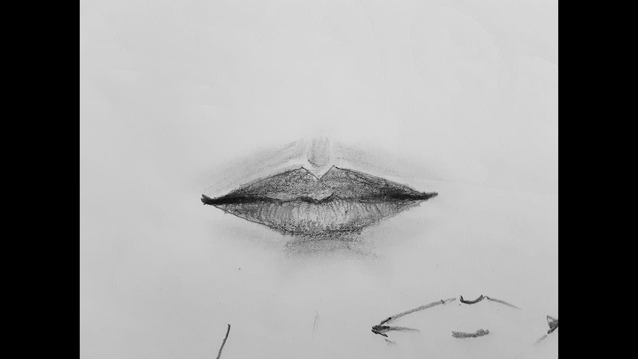 Tutorial de dibujo paso a paso para principiantes - Dibujando una boca ...