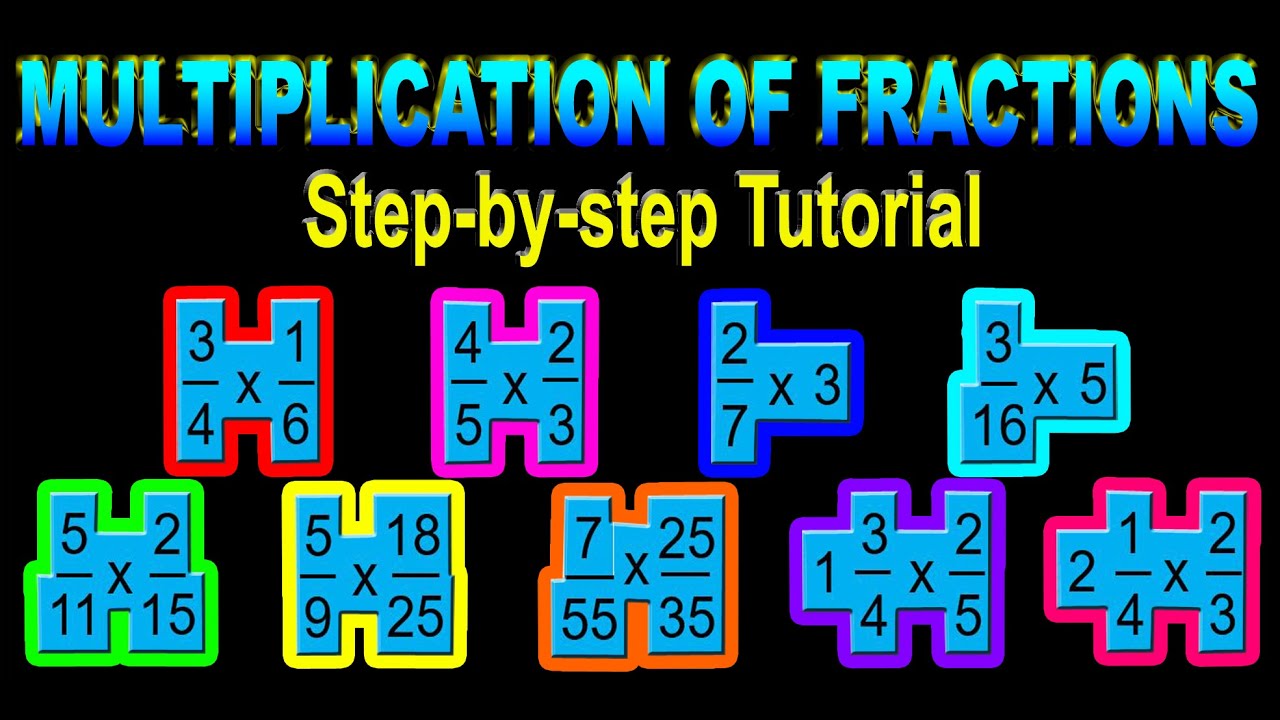 Tagalog: Multiplication of fractions | How to multiply fractions ...