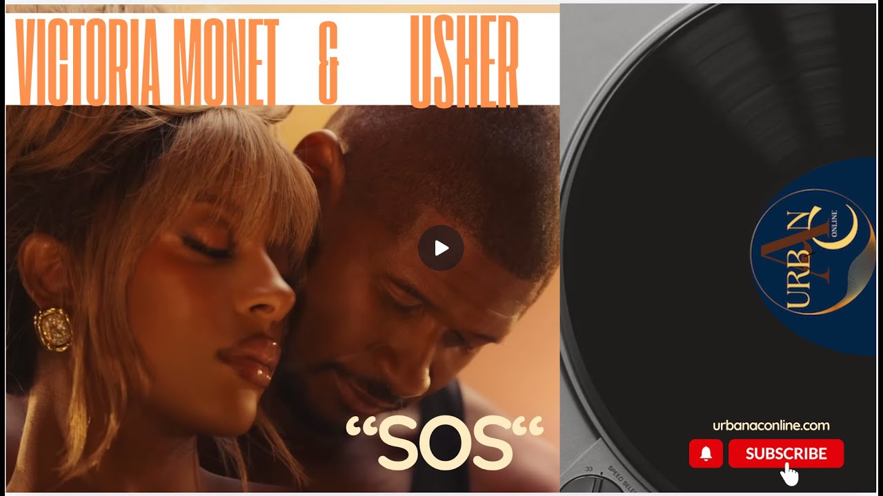 Victoria Monet & Usher "SOS" Clean Radio Edit Visualizer (Audio) - YouTube