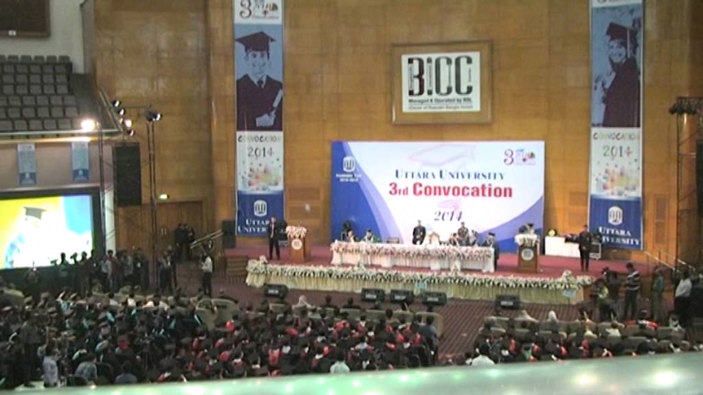 Uttara University 3rd Convocation 2014 vc voice - YouTube