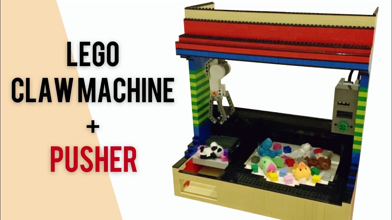 Lego Soft Toy Pusher Claw Machine #LEGOmachineday - YouTube