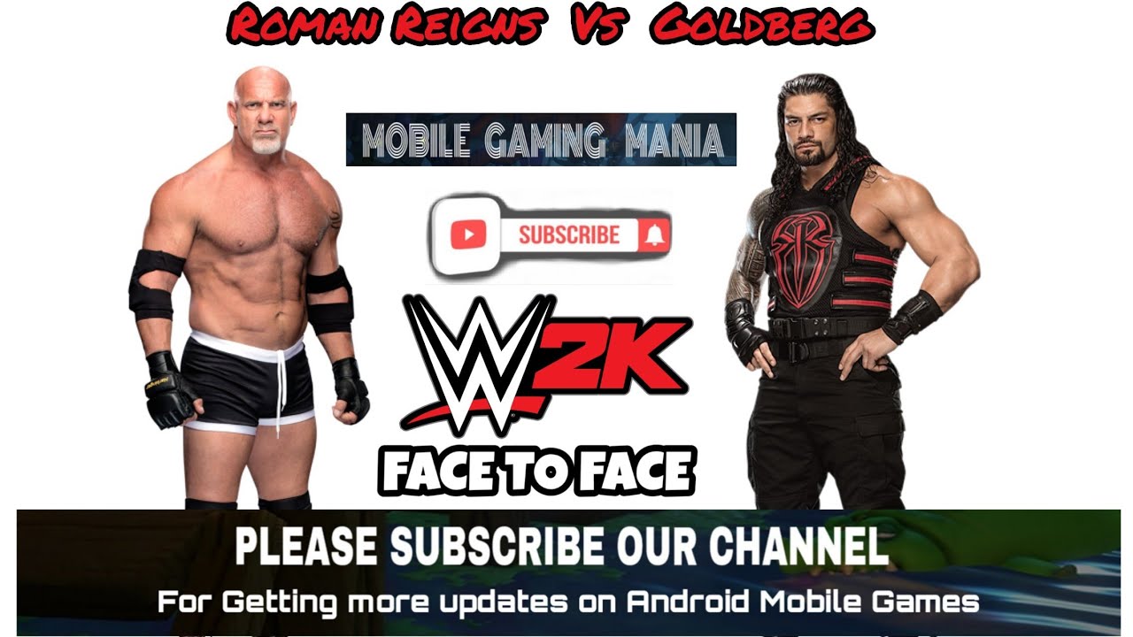 Goldberg vs Roman Reigns Wrestlemania 36 Full Match WWE Universal ...