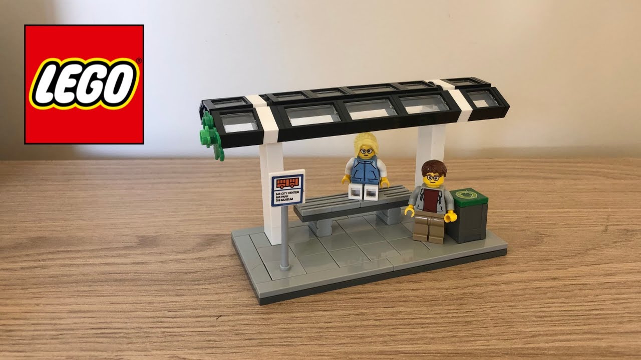 How to build a LEGO Bus Stop - YouTube