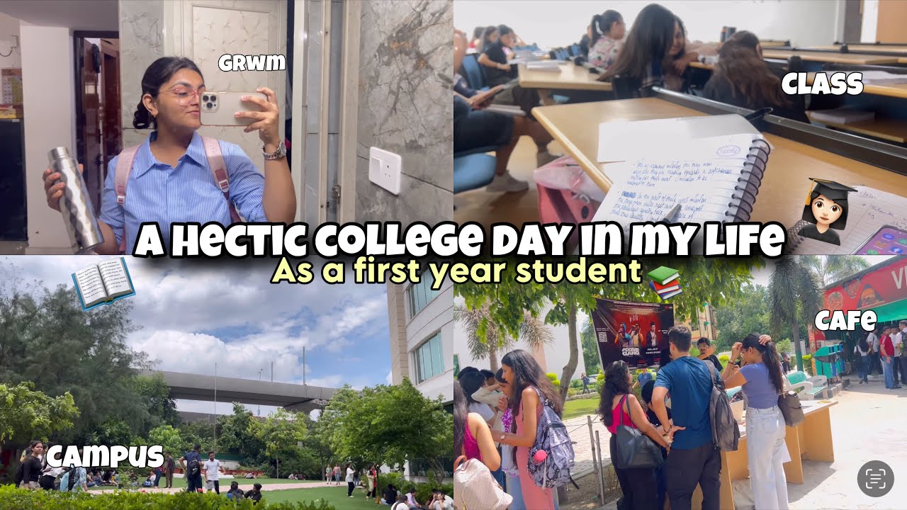COLLEGE DAY IN MY LIFE as a *first year student* grwm, chit chat ...