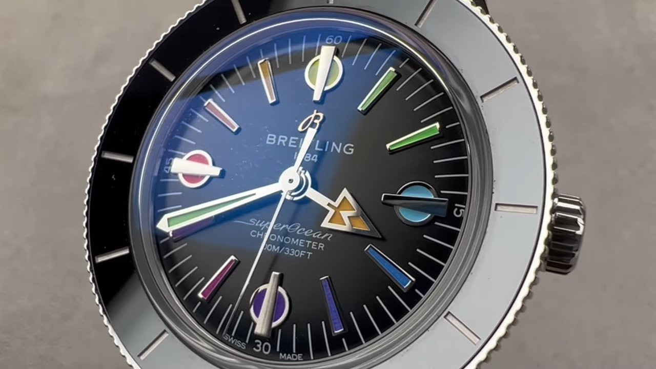 Breitling SuperOcean Heritage 57 Rainbow Limited Edition A103701A1B1A1 ...
